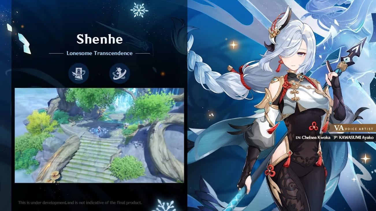 Genshin Impact reveals Shenhe's character demo: Elemental skill, burst ...