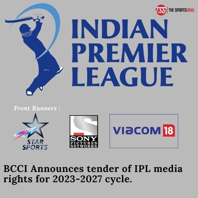 IPL 2023-2027 media rights tender will be released in February