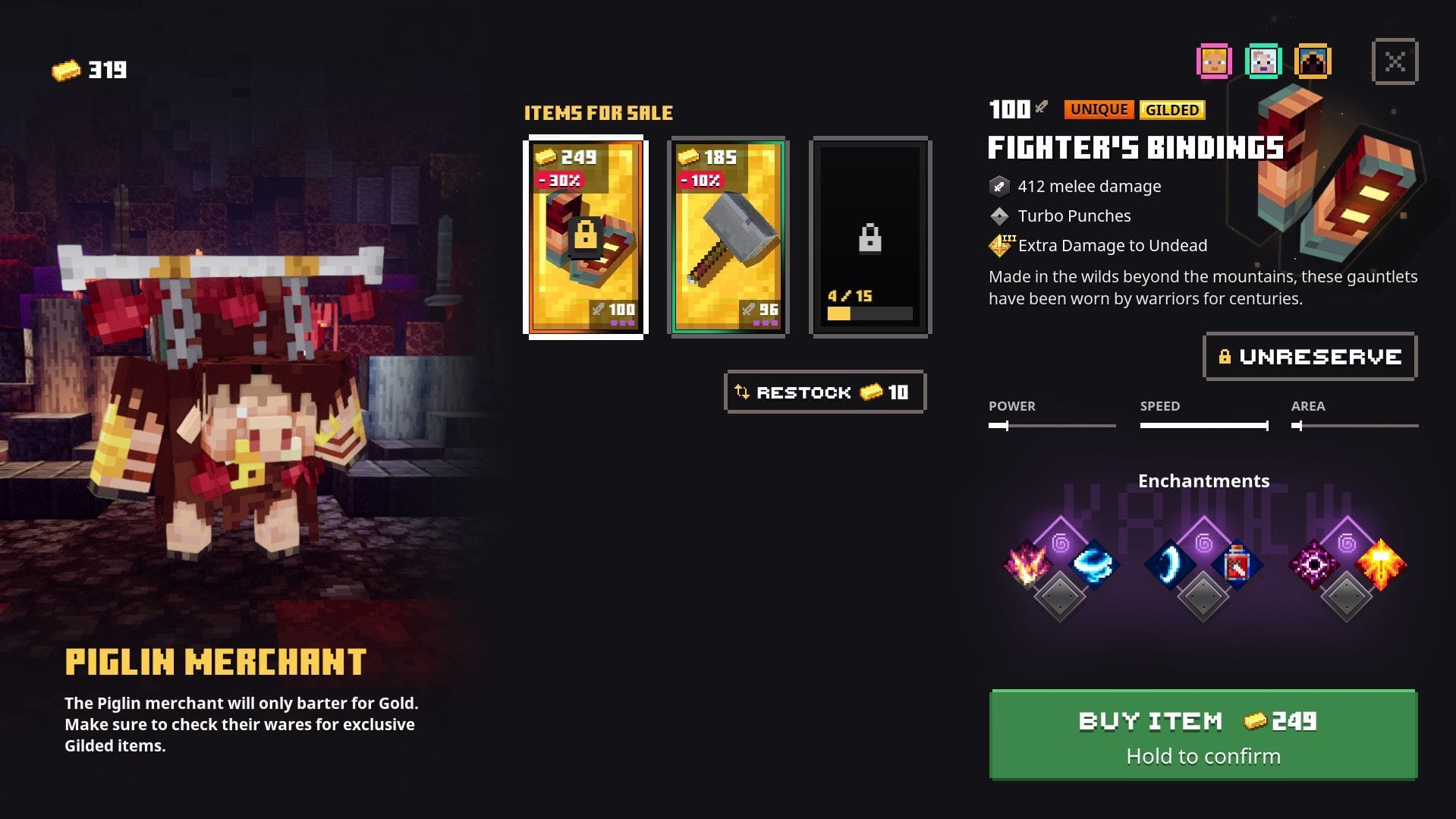 Where to find weapons in Minecraft Dungeons