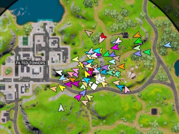 Why Tilted Towers is actually the best landing spot in Fortnite Chapter 3