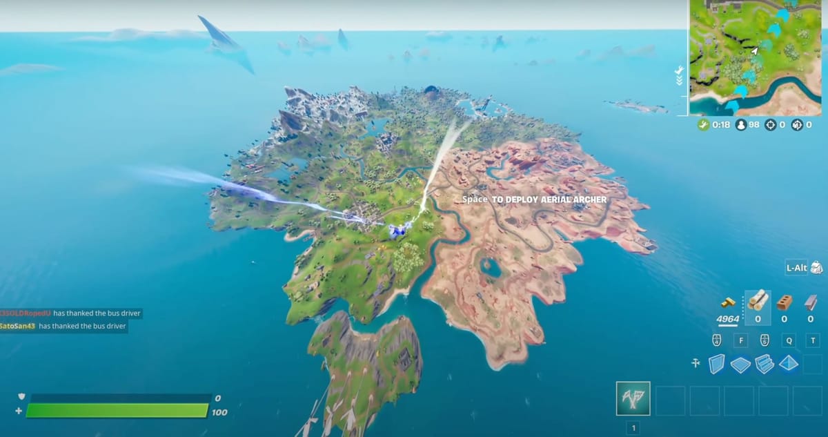 Fortnite YouTuber increases his FOV so much he can see the entire map ...