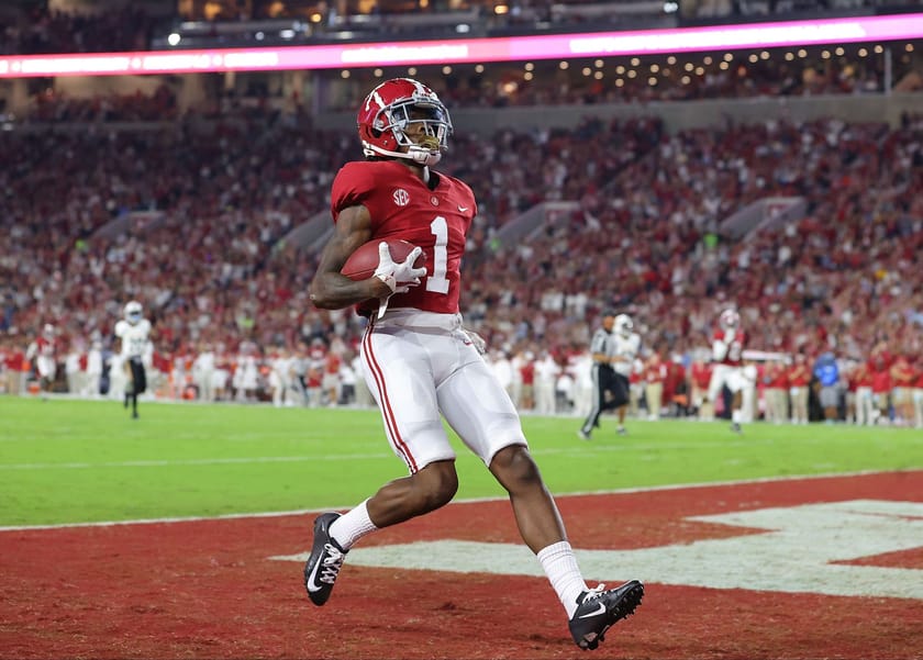 Jameson Williams hurt in Bama's loss to Georgia