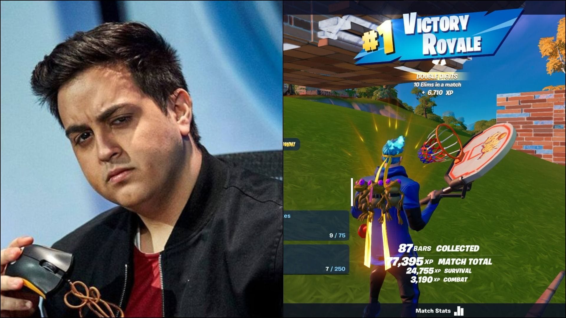 Poke finds a hilarious excuse to leave Fortnight teammate