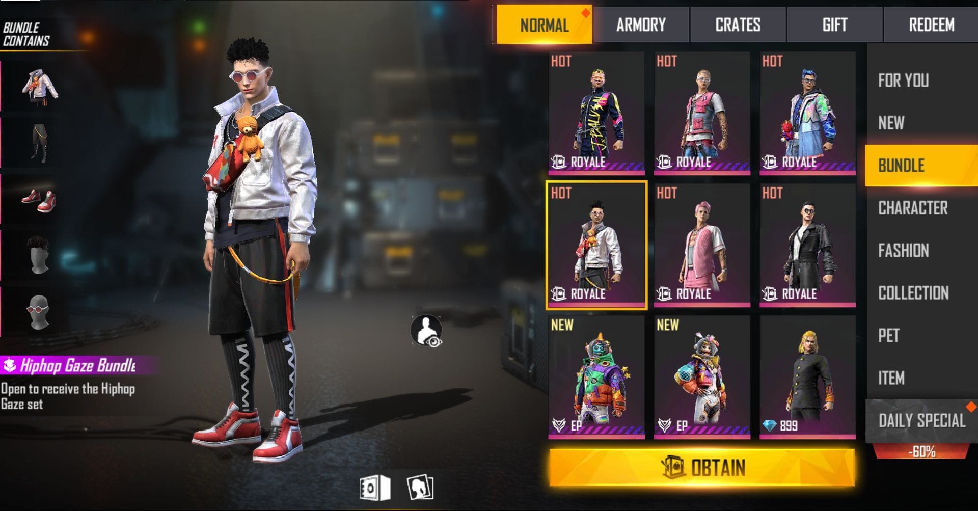 5 best bundles in Garena Free Fire as of 2022