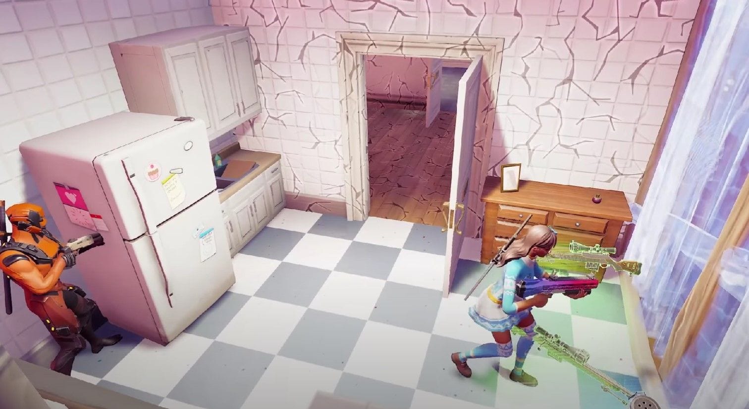 With Tilted Towers, the infamous Fridge Meta is also back in Fortnite