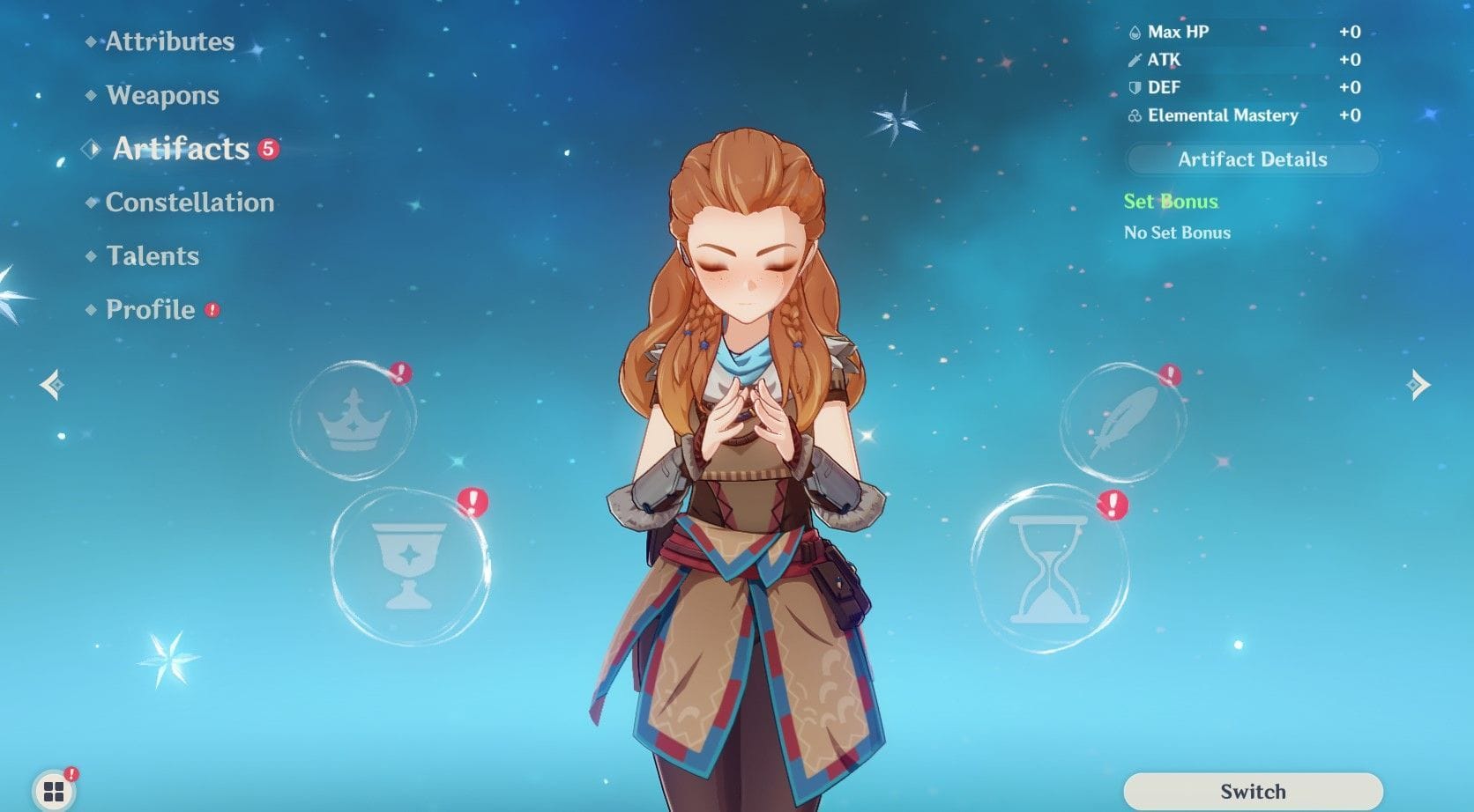 Aloy in Genshin Impact: Best artifact, weapon, and build in 2022