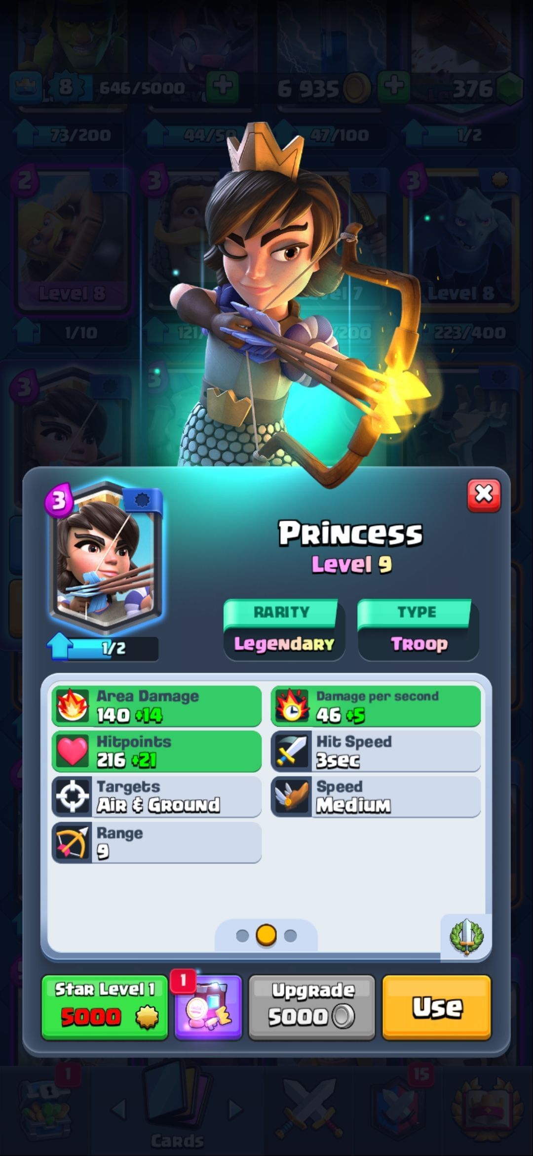 How to unlock Princess in Clash Royale