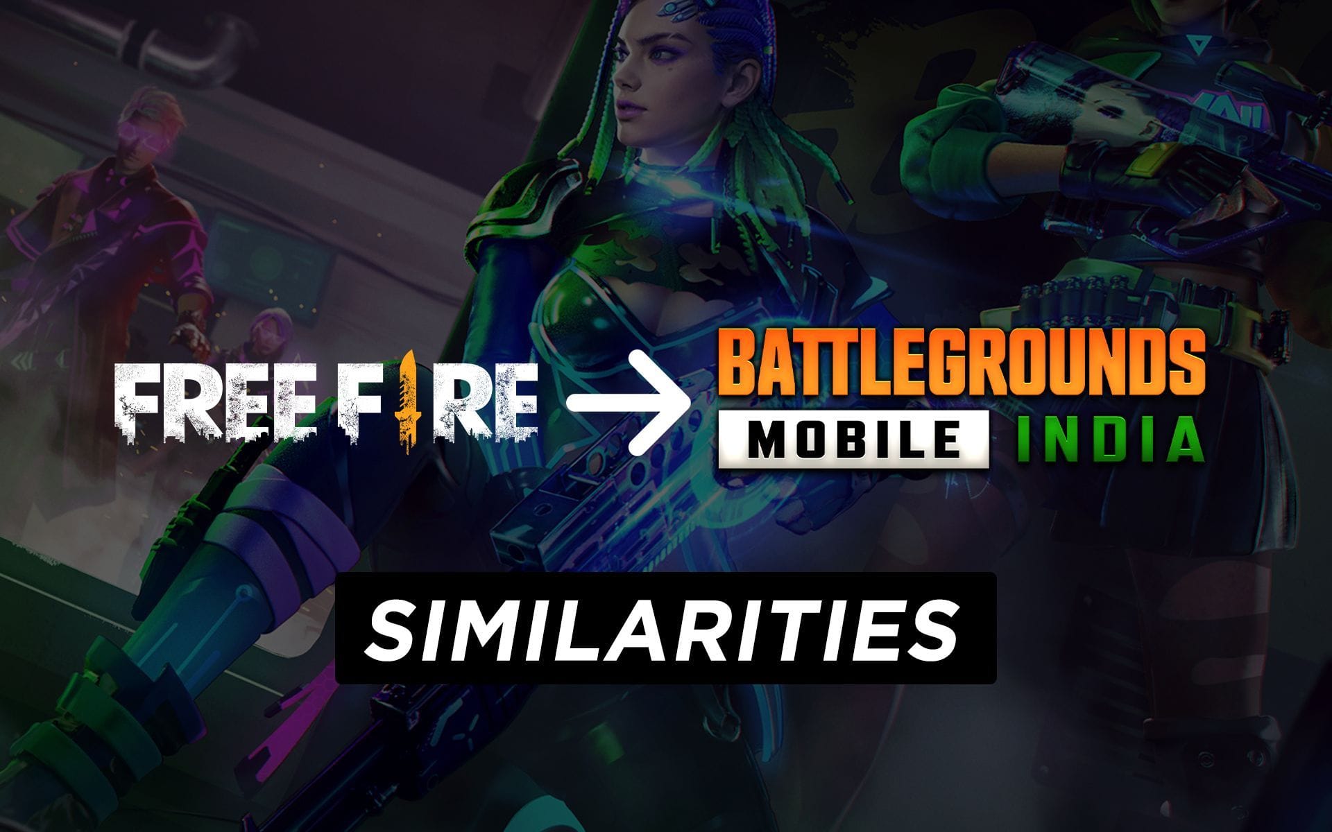 5 reasons why Free Fire players should try BGMI: Major similarities and ...