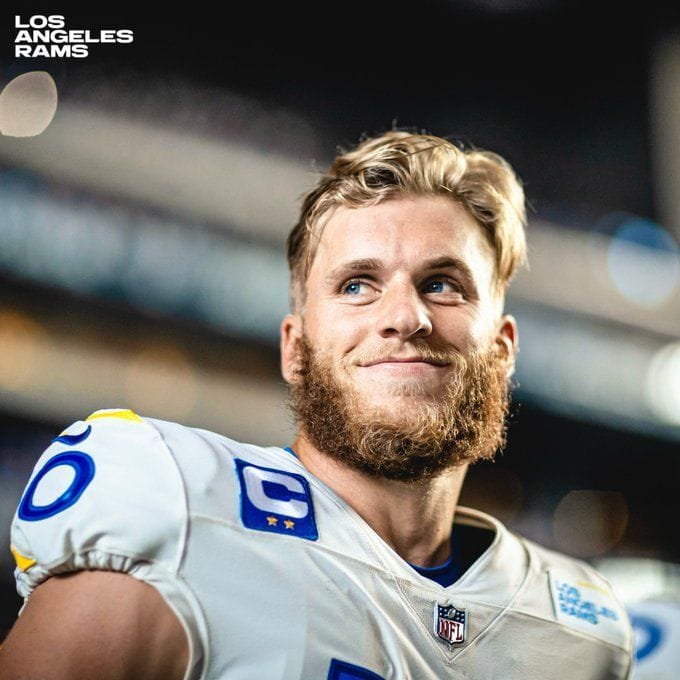 Jake Paul reacts after NFL lookalike Cooper Kupp is named Super Bowl 56 MVP