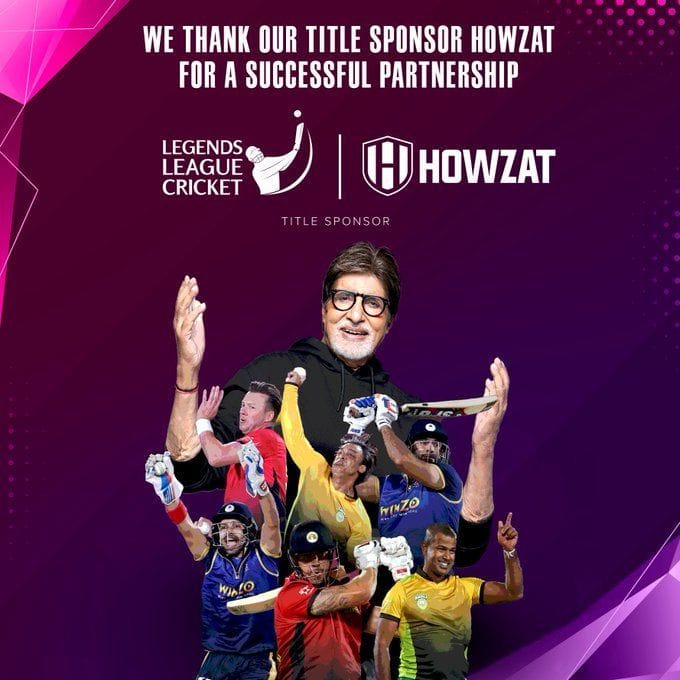 Howzat Legends League Cricket's success surpassed expectations, admits ...