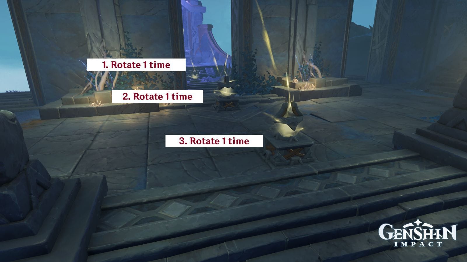 How to cleanse 3 towers of Void in Genshin Impact Three Realms Gateway ...