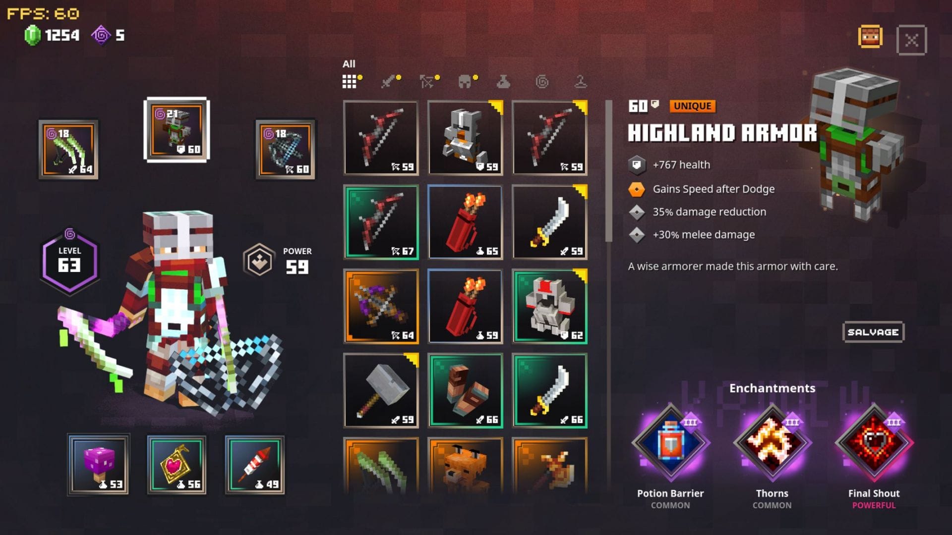 5 best armor enchantments in Minecraft Dungeons in 2022