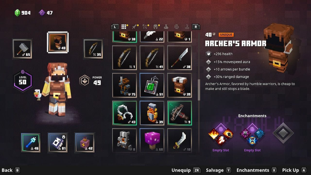 Top 10 armor sets in Minecraft Dungeons in 2022