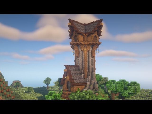 How to build a wizard tower in Minecraft
