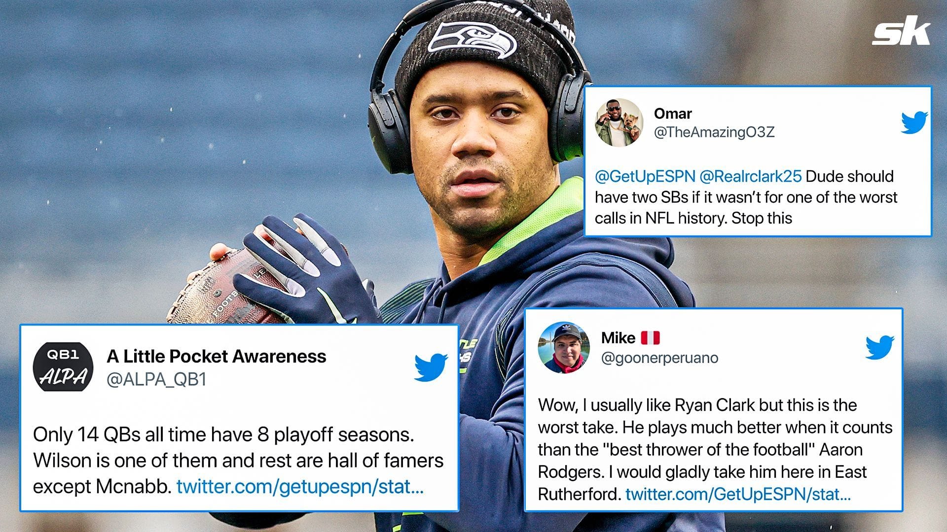 Fans criticize Ryan Clark for his comments on Russell Wilson