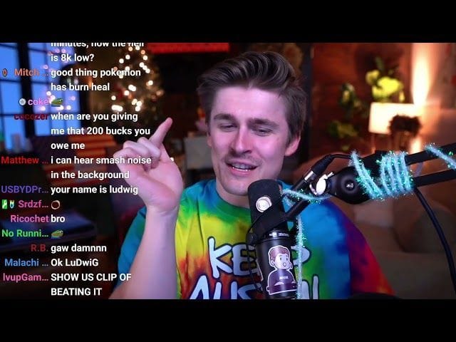 Ludwig picks on a viewer during recent YouTube stream