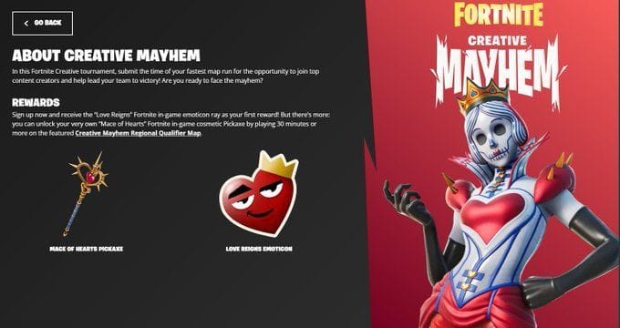 How to get the Mace of Hearts pickaxe for free in Fortnite Chapter 3