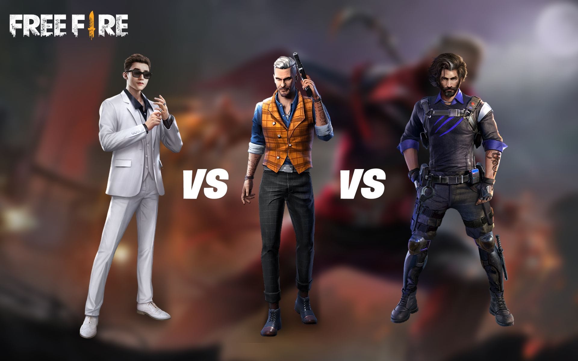 Skyler vs Joseph vs Elite Andrew: Which Free Fire character has the ...