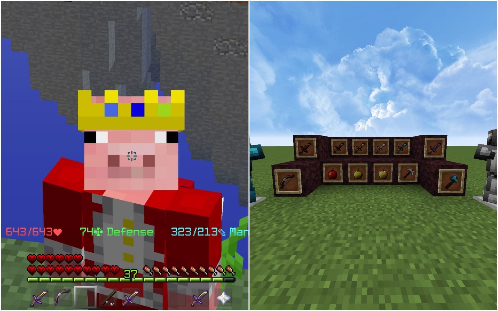 What texture pack does Technoblade use in Minecraft Bedrock?