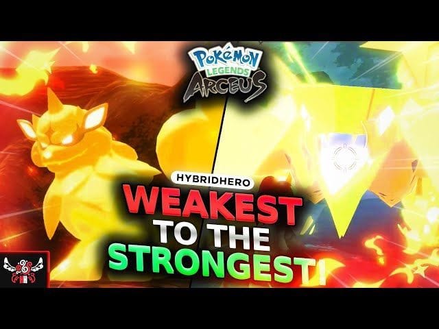 Ranking every Noble Pokemon in Pokemon Legends: Arceus