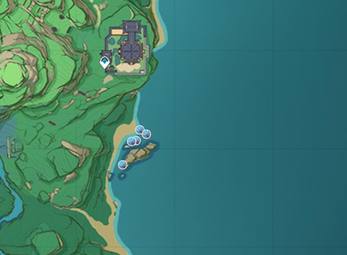 All Sea Ganoderma location in Genshin Impact: Yae Miko ascension ...