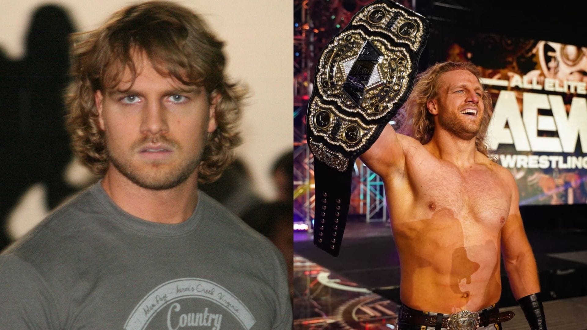 Current AEW champions then and now