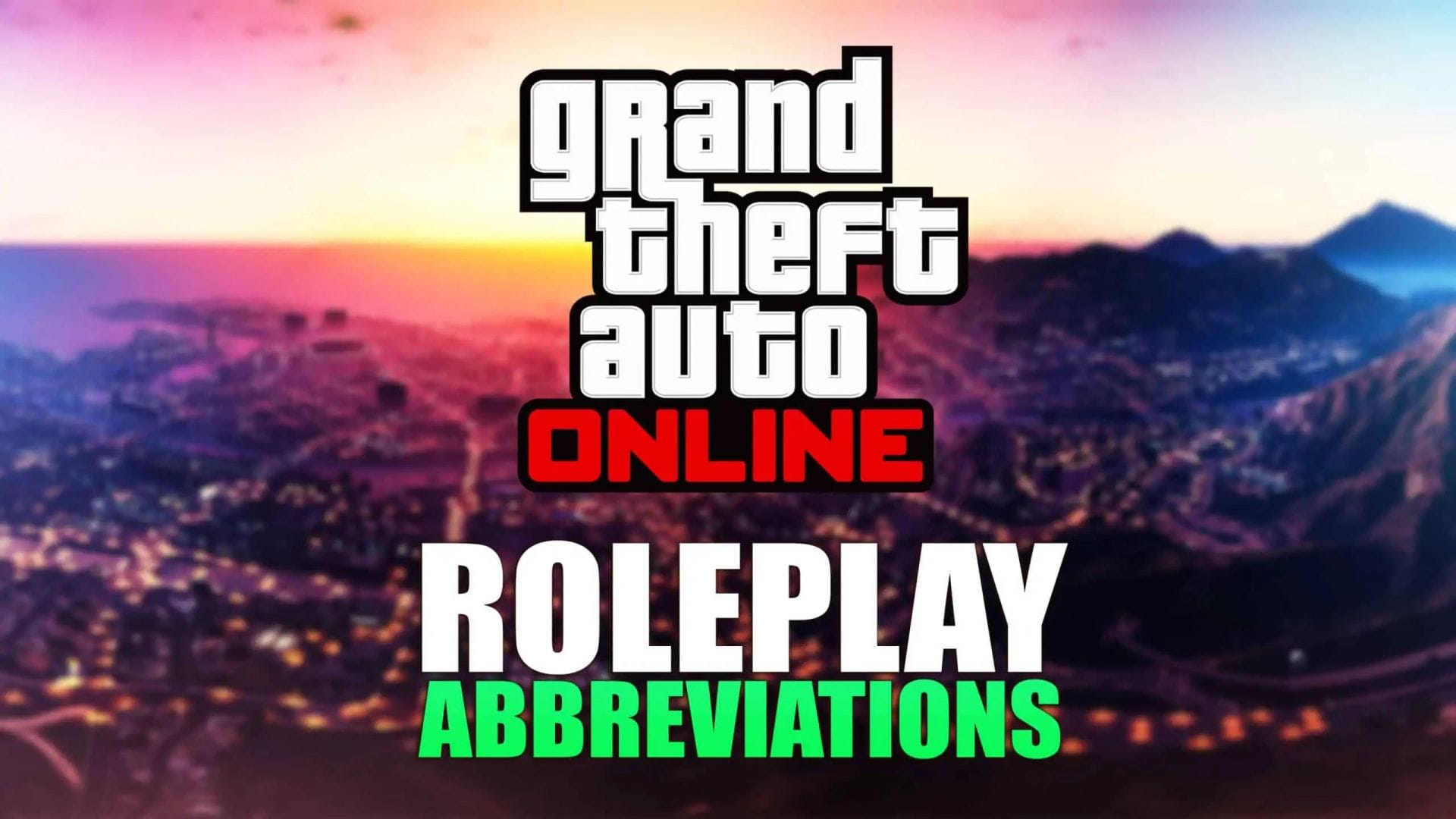 RDMs in GTA RP are rare due to immersion