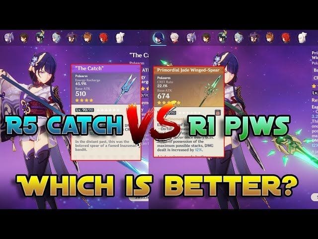 5 best polearm weapons for Raiden Shogun in Genshin Impact