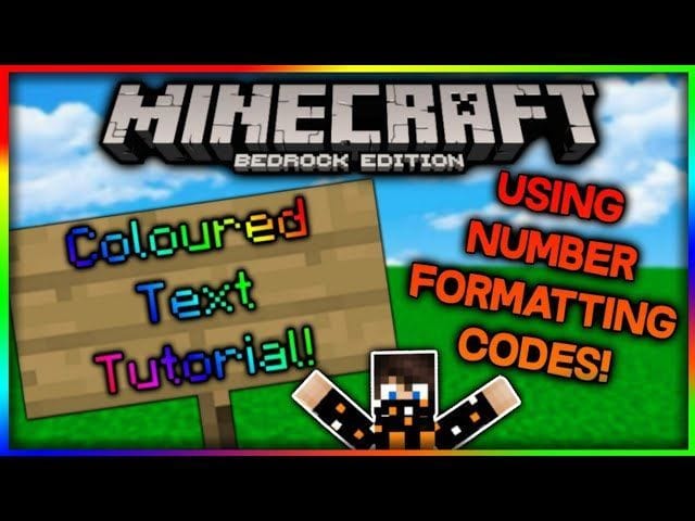The importance of formatting codes in Minecraft