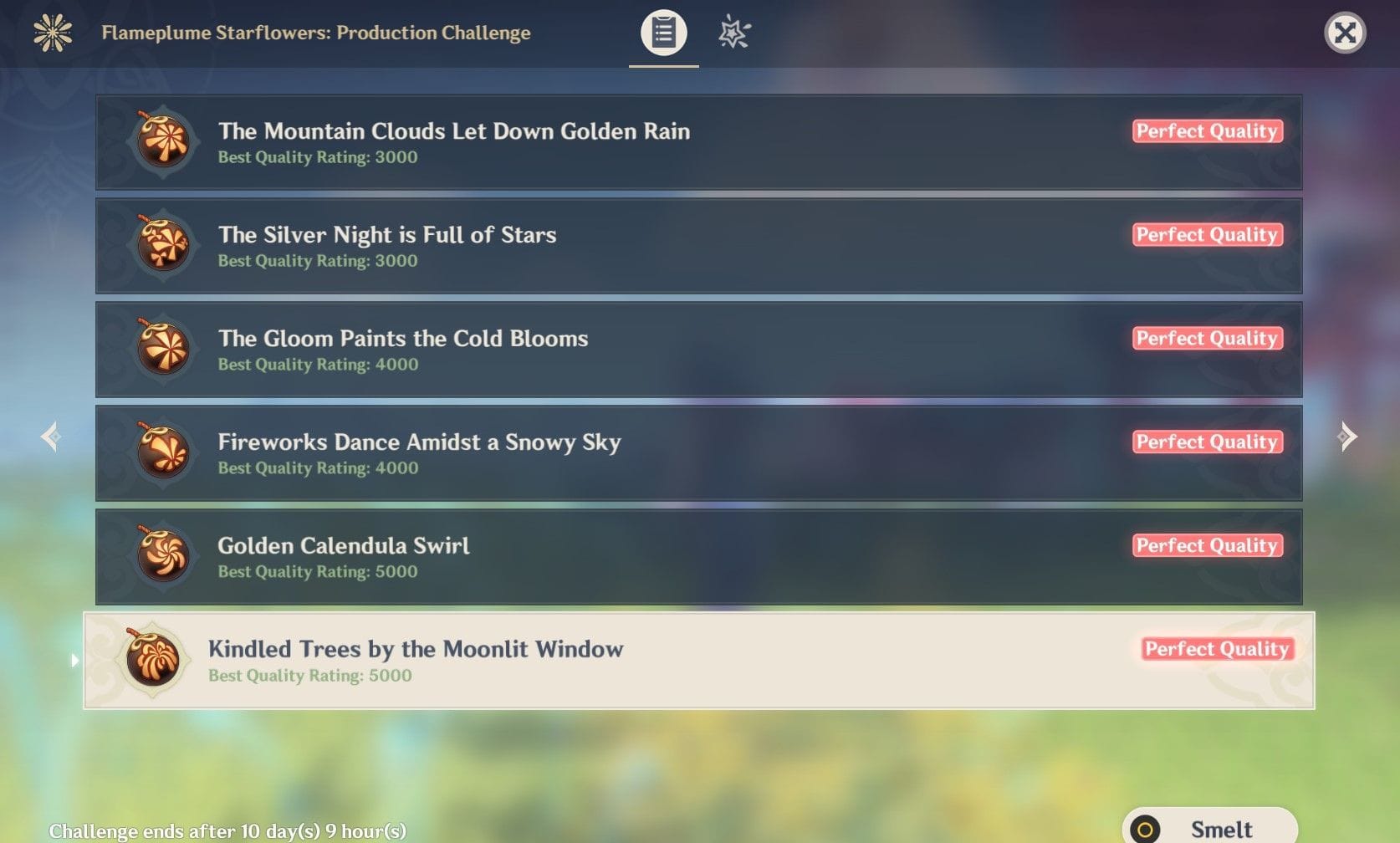 Genshin Impact Fireworks guide: How to smelt maximum quality fireworks