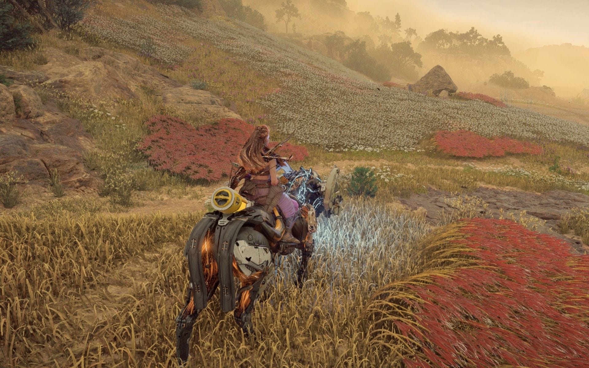 How to ride a mount in Horizon Forbidden West