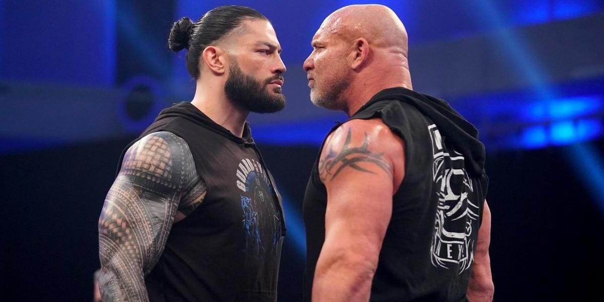 Roman Reigns takes a shot at Goldberg