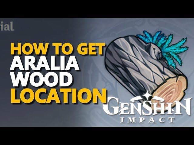 All Aralia wood locations in Genshin Impact
