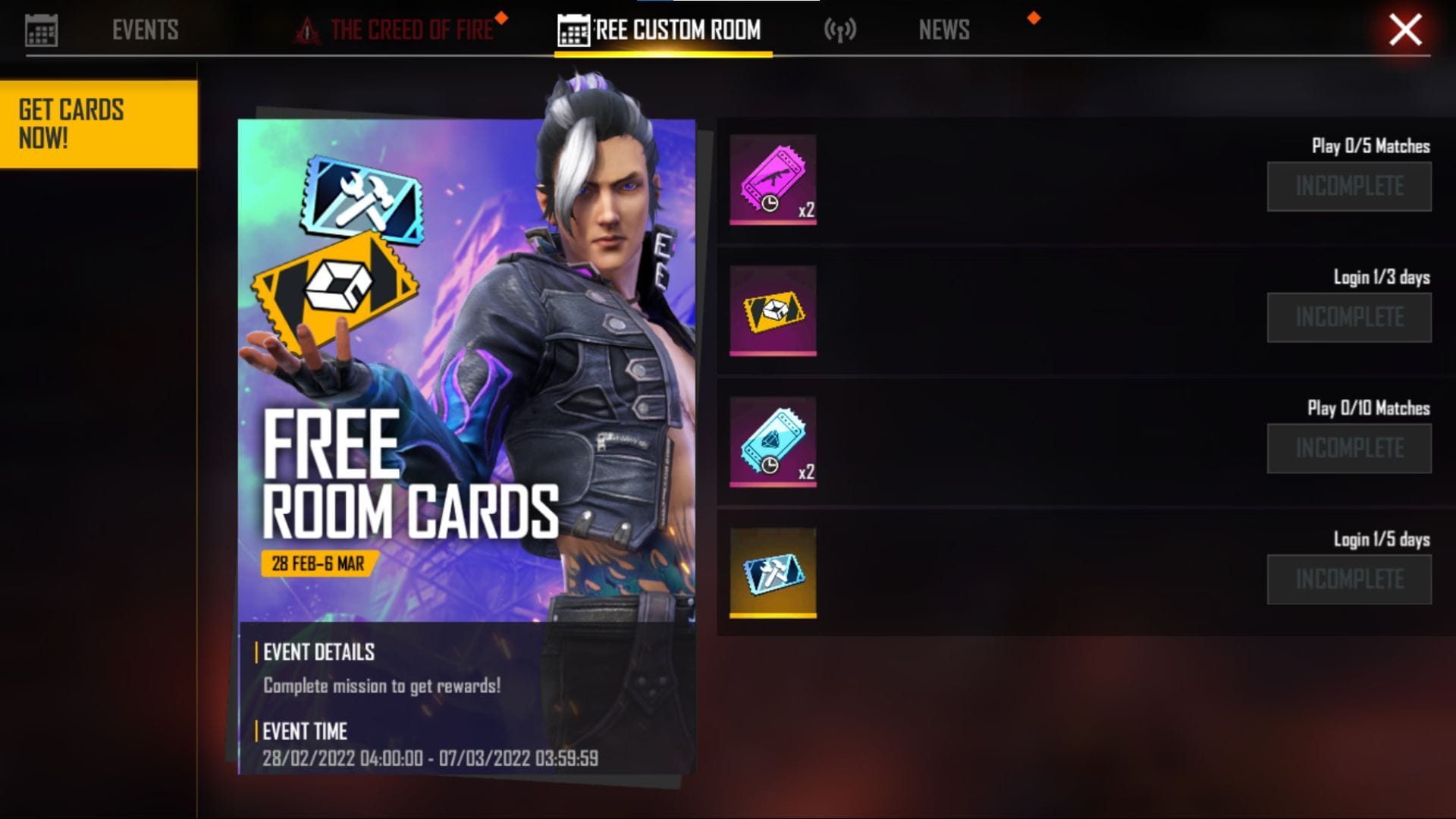 How to get free room cards, Diamond Royale vouchers and more in Free ...