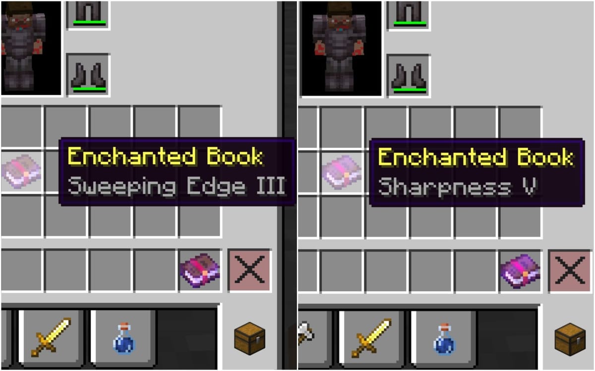 Sweeping Edge vs Sharpness: Which enchantment is better in Minecraft?