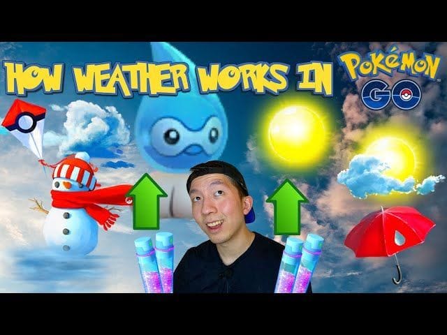 How does weather boost work in Pokemon GO?
