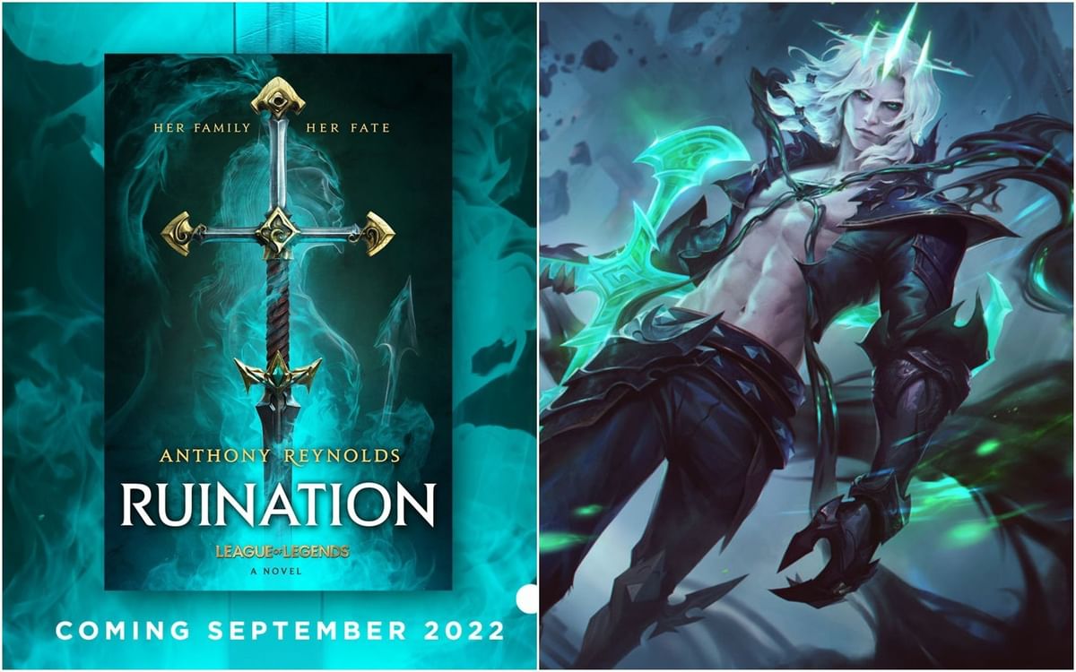 When does League of Legends' novel, titled "Ruination" release?