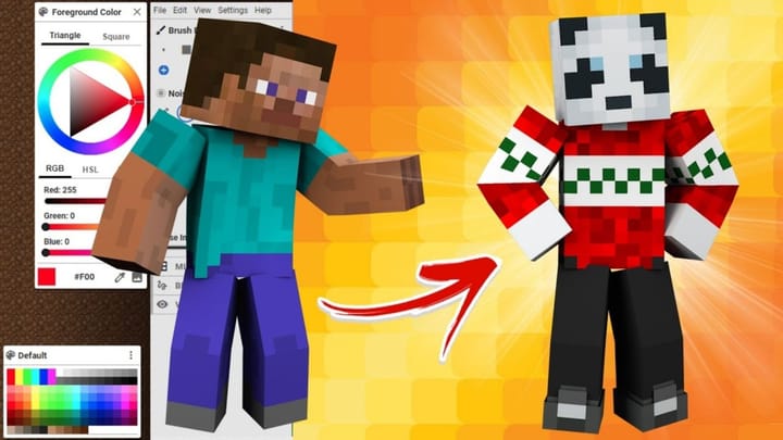 How to edit skins in Minecraft