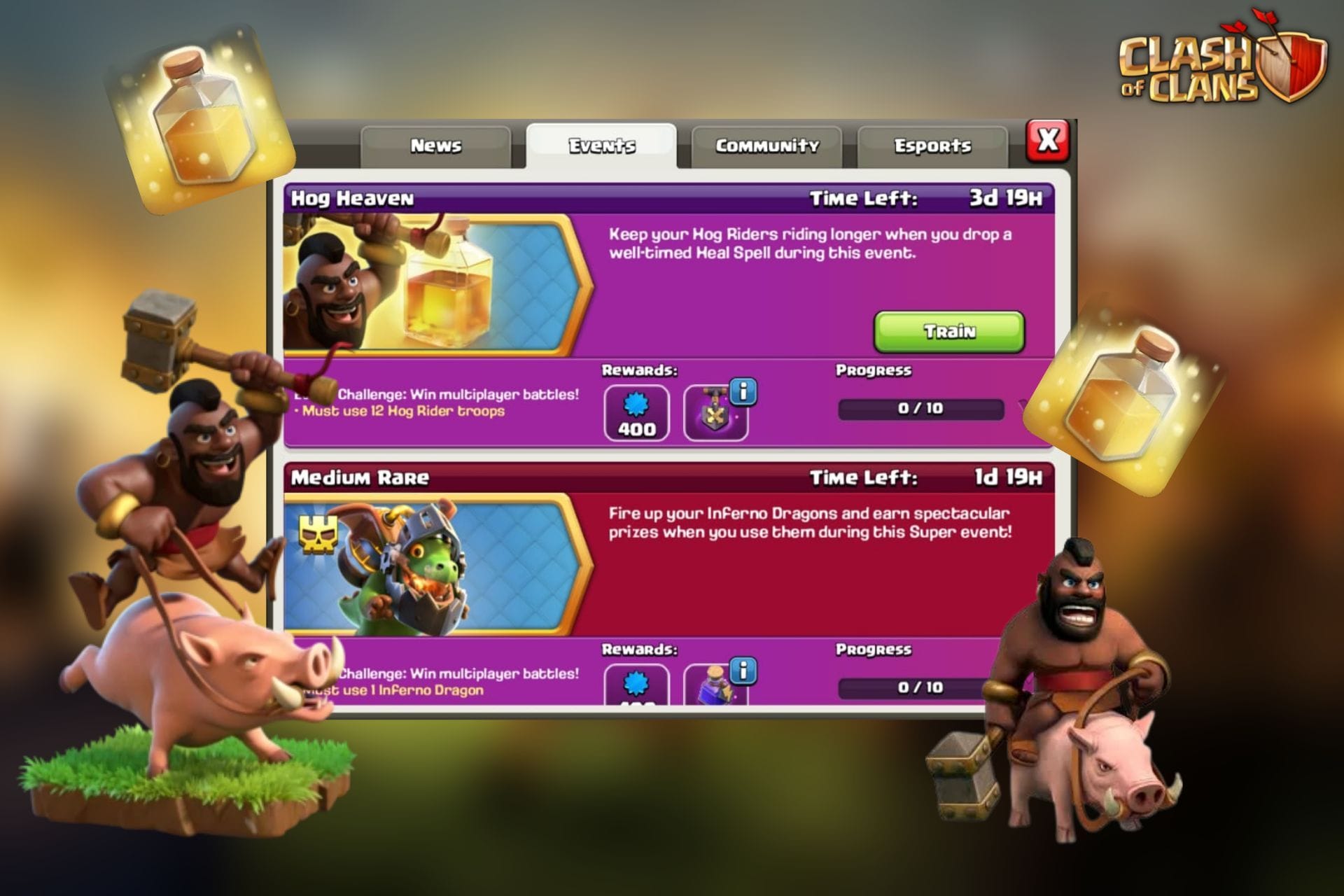 What is the Hog Heaven Challenge in Clash of Clans?