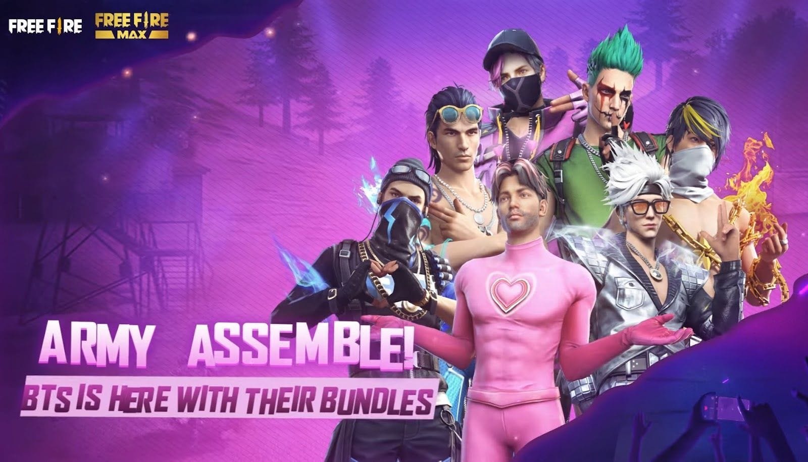 BTS Free Fire characters outfits: Everything we know so far