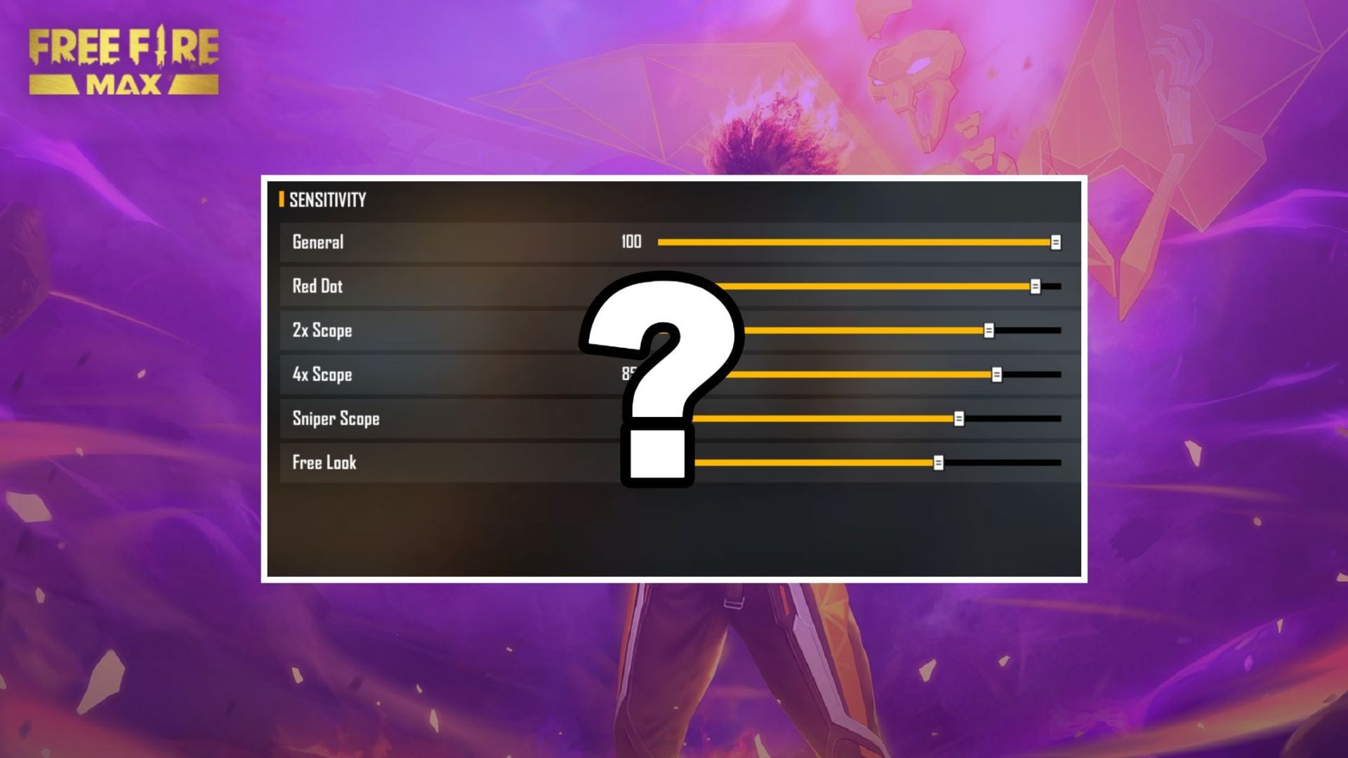 Best Free Fire MAX sensitivity settings for maximum headshots in March 2022