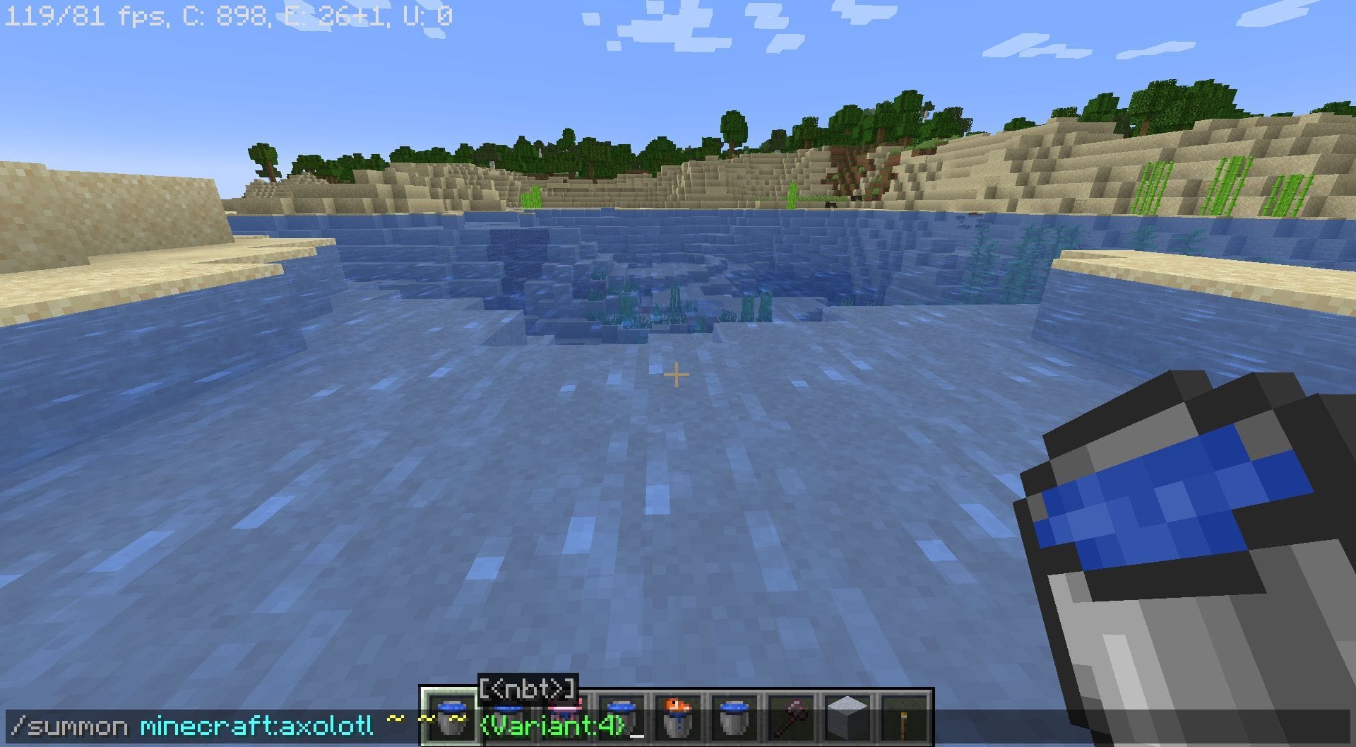 What is the easiest way to get a blue Axolotl in Minecraft 1.18?