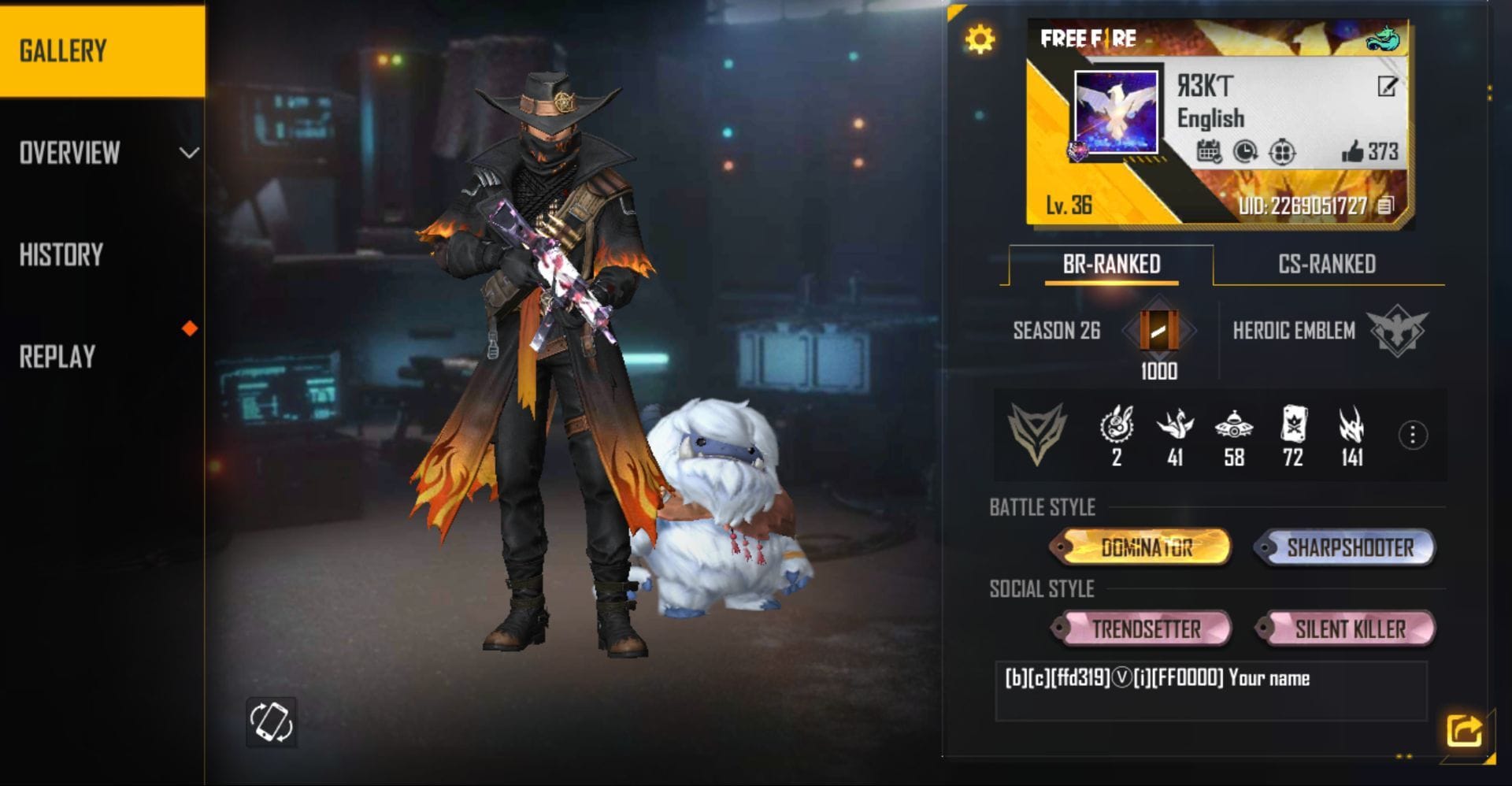 Free Fire MAX colorful signature trick: Color codes and steps revealed ...