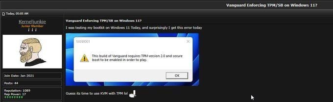 Valorant VAN 9001: How to fix the error TPM and Secure Boot error in 2022?