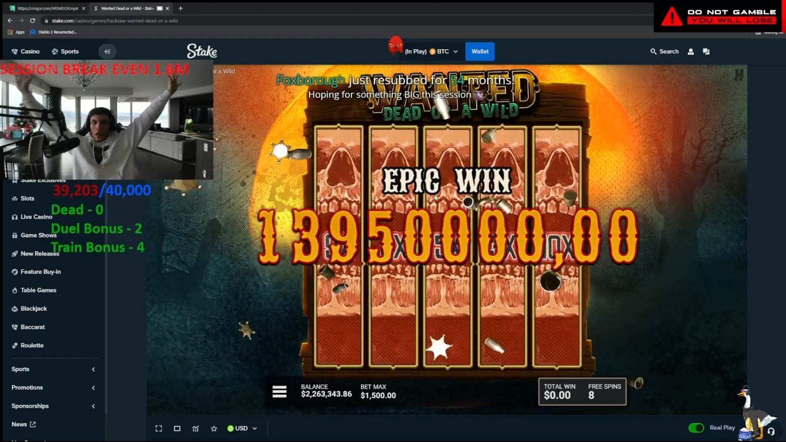 Trainwreckstv wins $13.95 million on a lucky gamble, leaves internet in ...