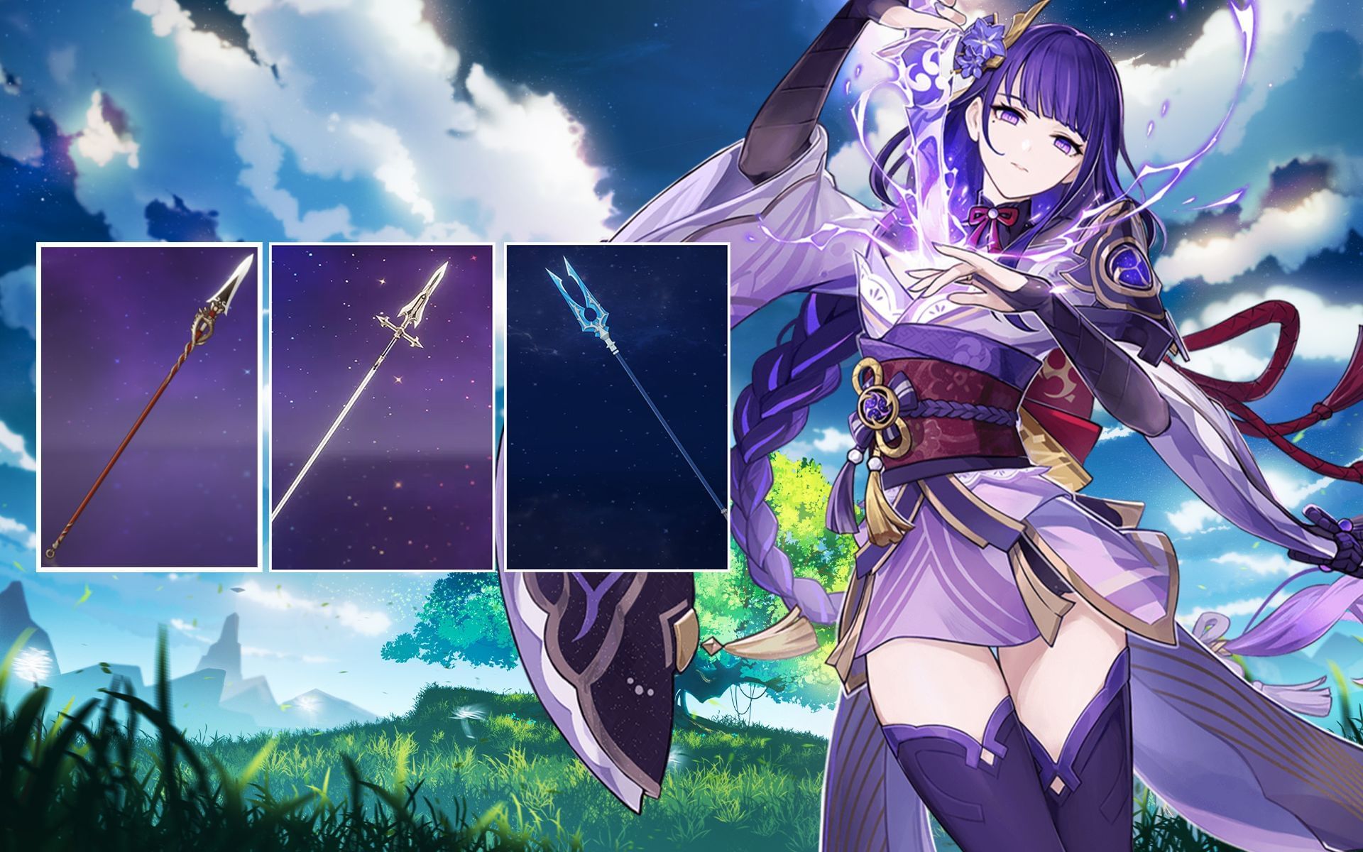 Best polearms and support characters for Raiden Shogun in Genshin Impact