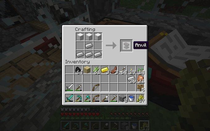 How to combine enchanted items in Minecraft