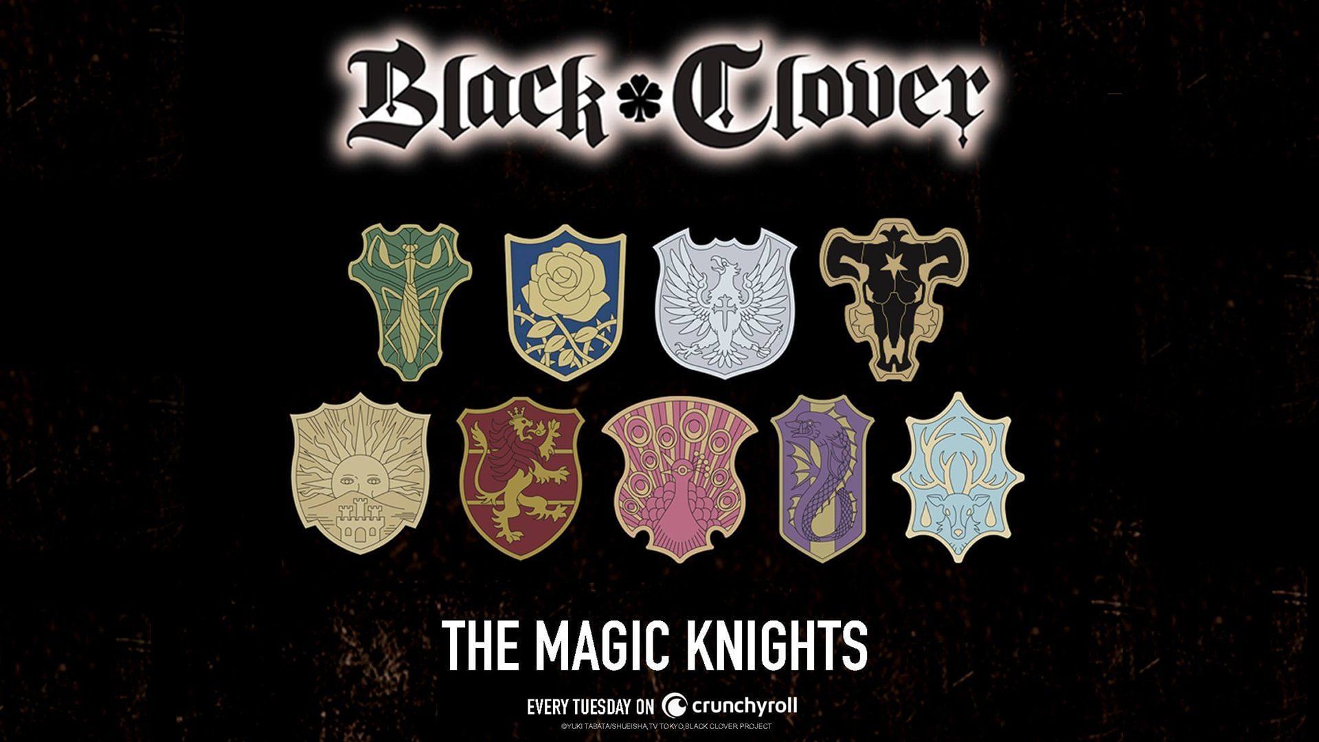 All Magic Knight Squads in Black Clover, ranked according to strength