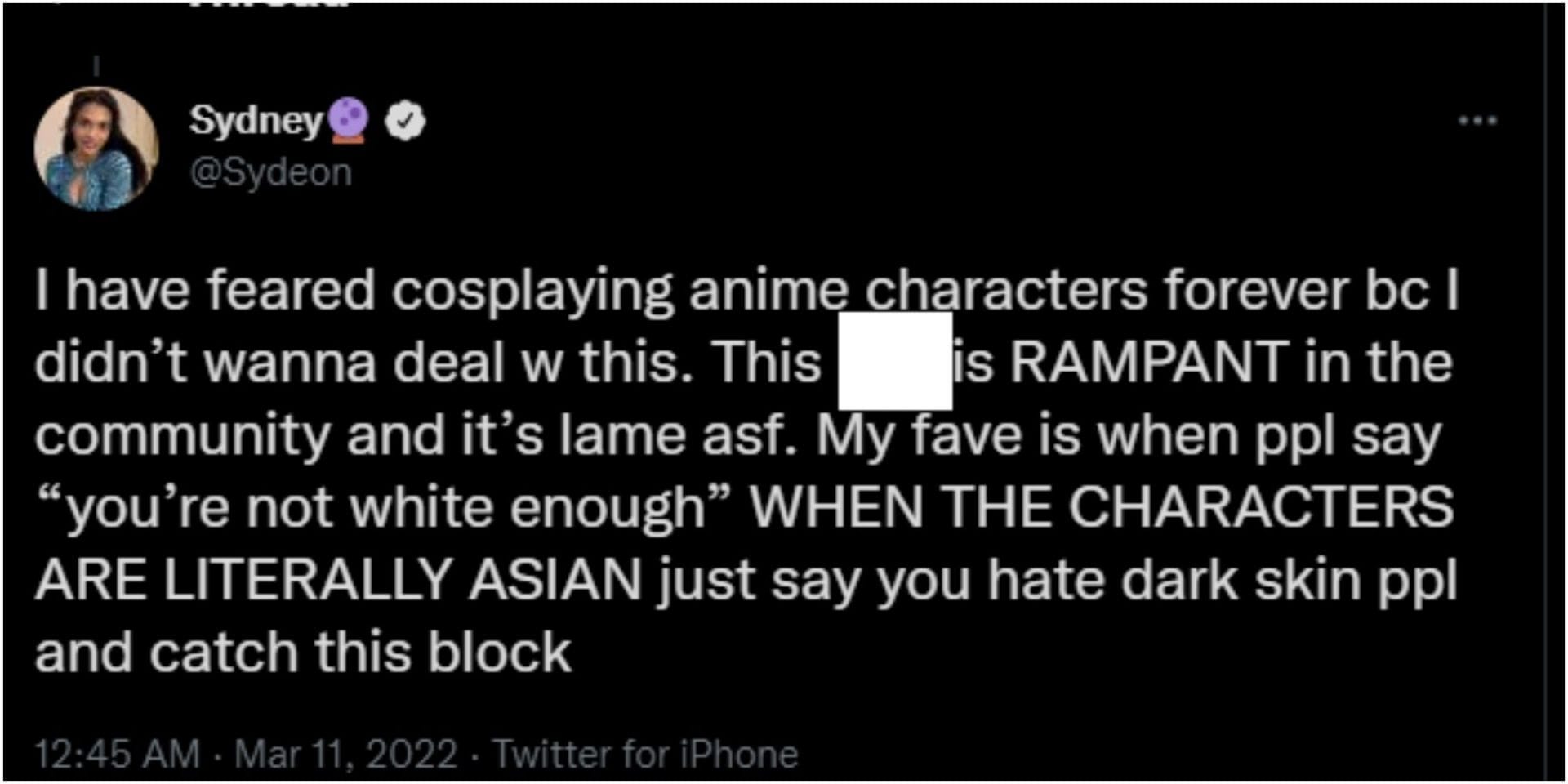 Twitch streamer faces rampant racism while cosplaying as Hinatsuru from ...