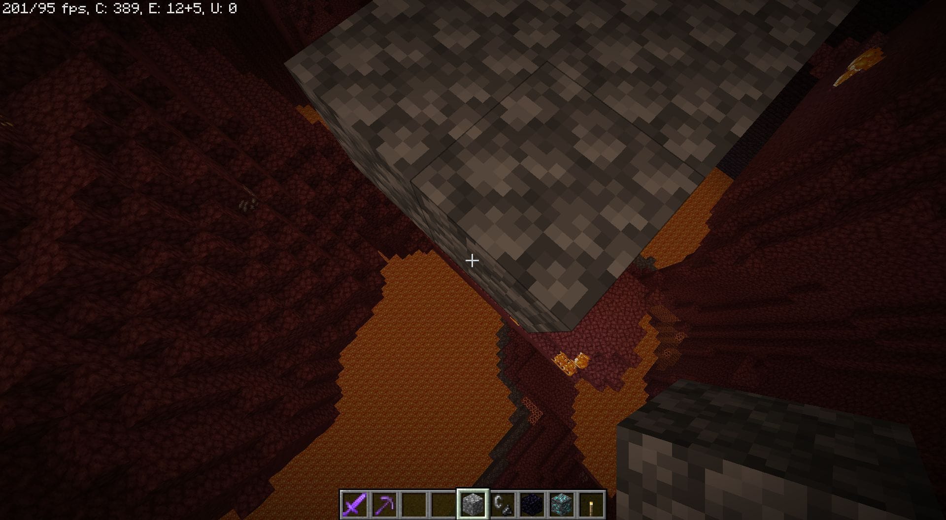 How to safely build a Nether bridge in Minecraft?